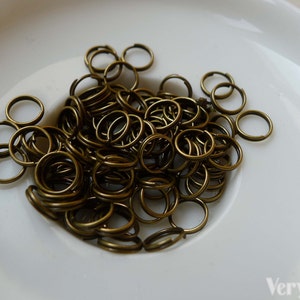 550 Pcs of Antique Bronze Split Rings 7mm 25gauge A5657 - Etsy