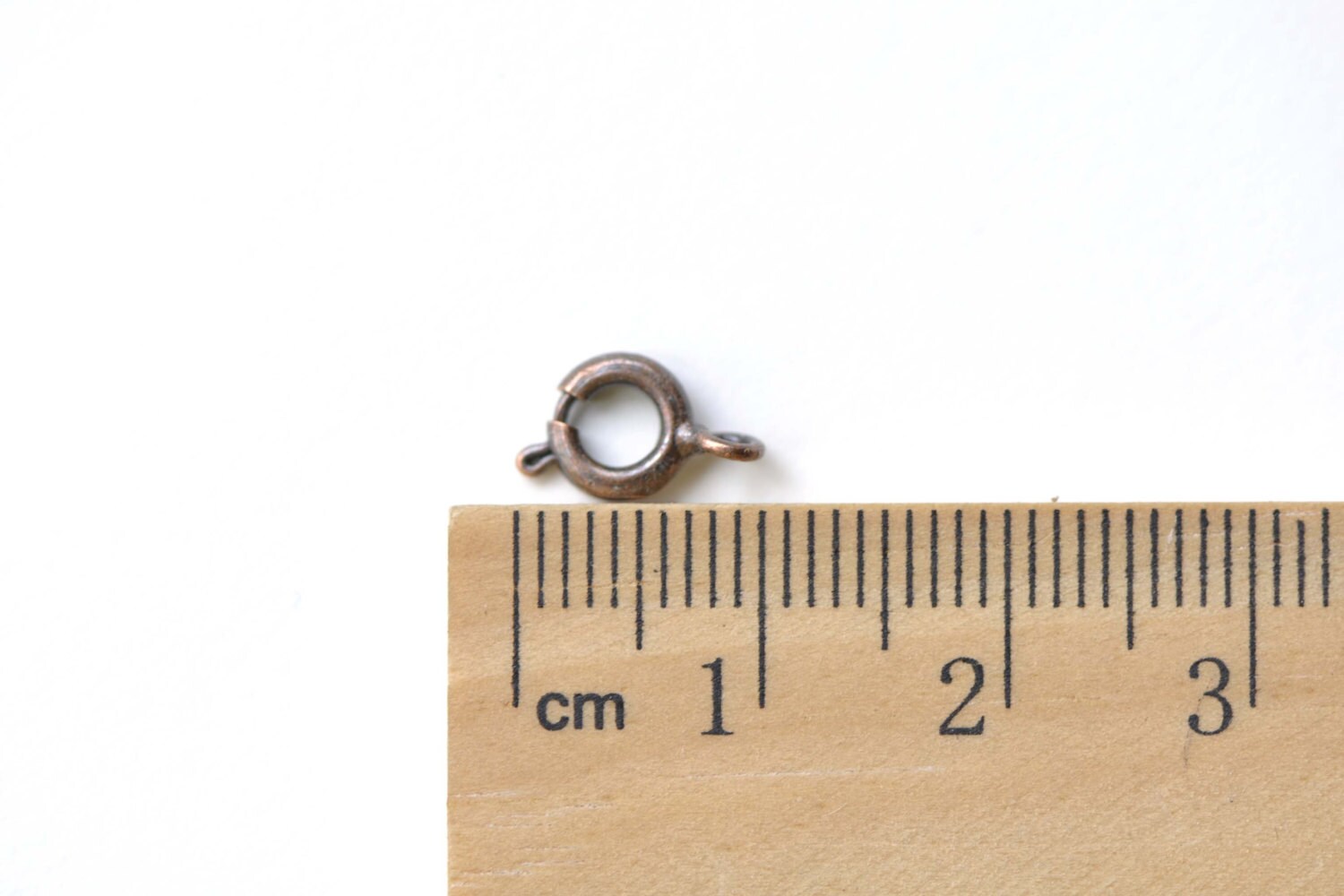 Antique Copper Brass Spring Ring Clasps 6mm Set 50 A8270 - Etsy