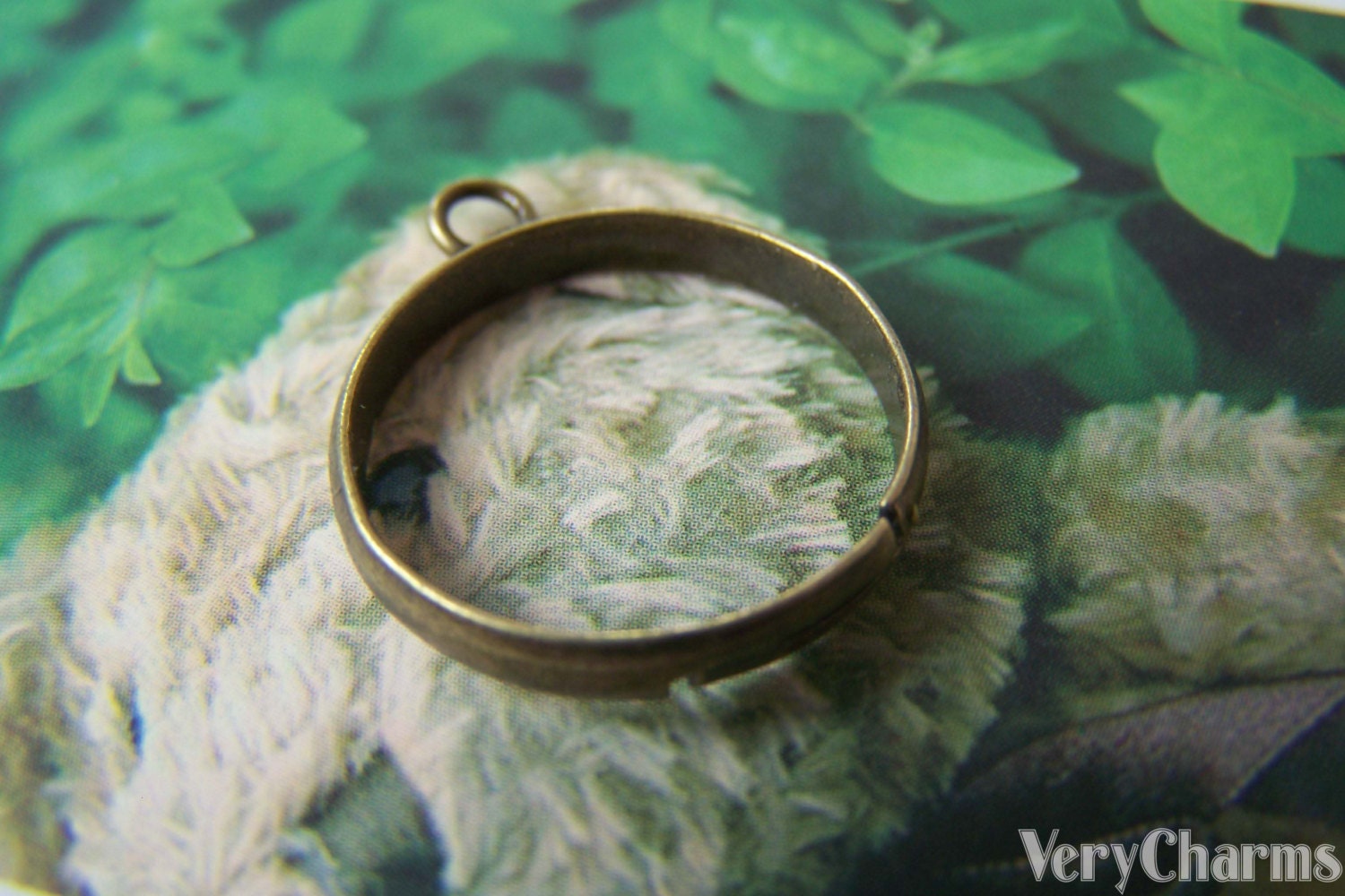 10 Pcs of Antique Bronze Brass Adjustable Single Loop Ring - Etsy