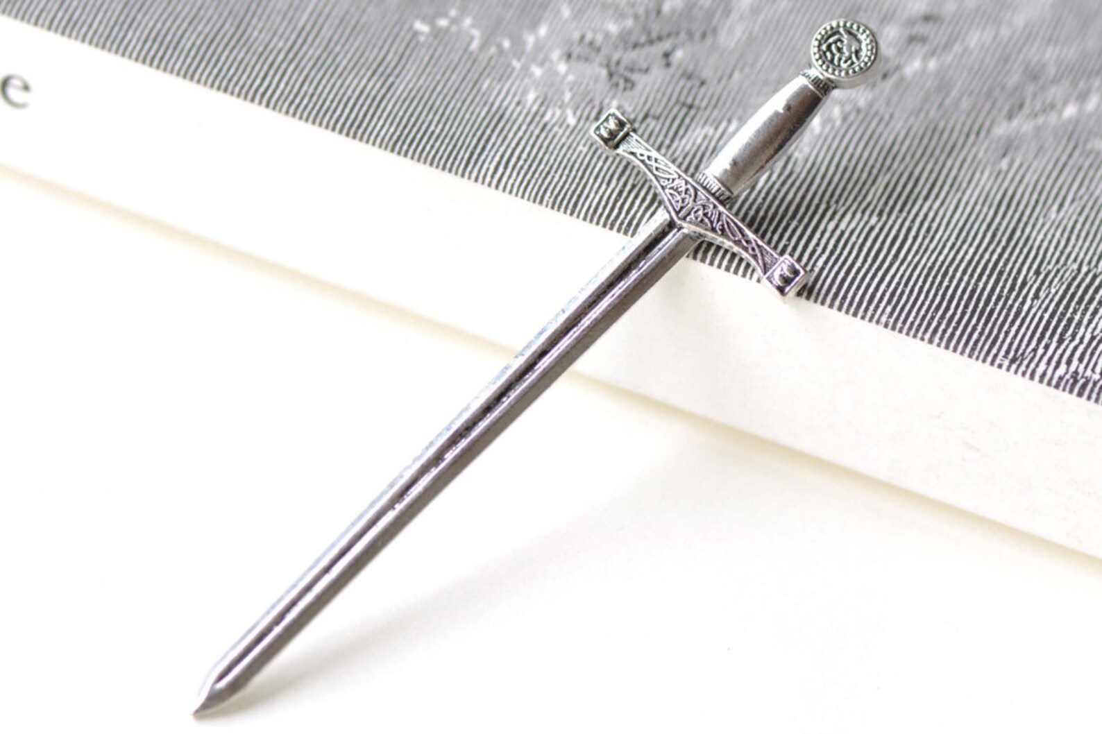 Long Sword Japanese Katana Antique Silver Finish NO LOOP - Etsy