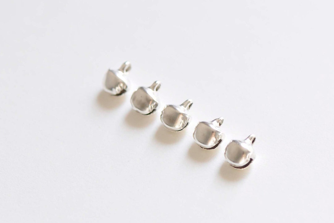 Shiny Silver Round Bells 6mm/8mm/10mm/12mm/14mm Set of 100 - Etsy