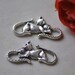Cat Connector Wool Ball Charms Antique Silver Finish 12x27mm Set of 10 ...