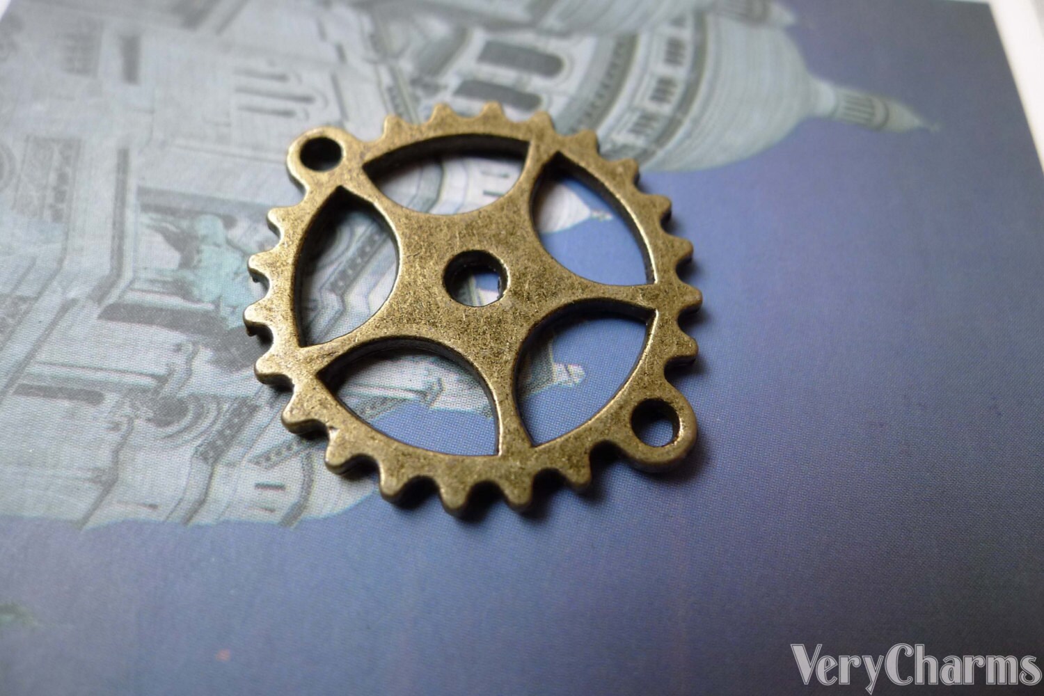 Gear Wheel Connectors Antique Bronze Mechanical Watch Parts - Etsy