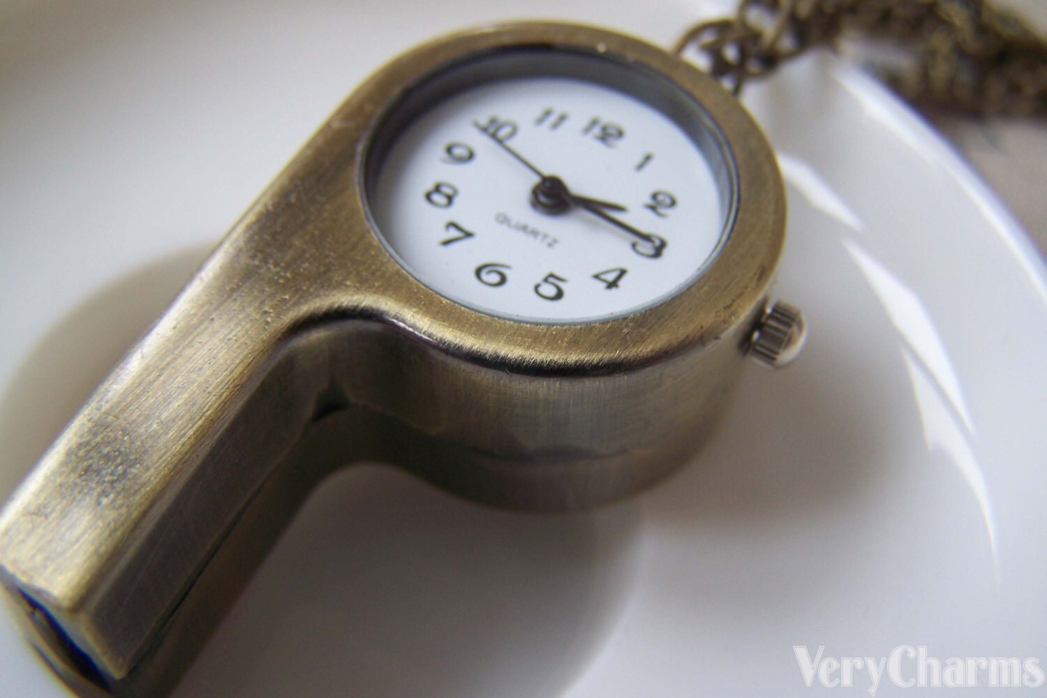 1 PC Antique Bronze Whistle Pocket Watch 27x55mm A4617 - Etsy