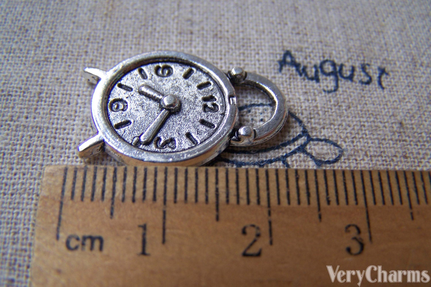 10 Pcs of Antique Silver Alarming Clock Charms 16x24mm A1322 - Etsy
