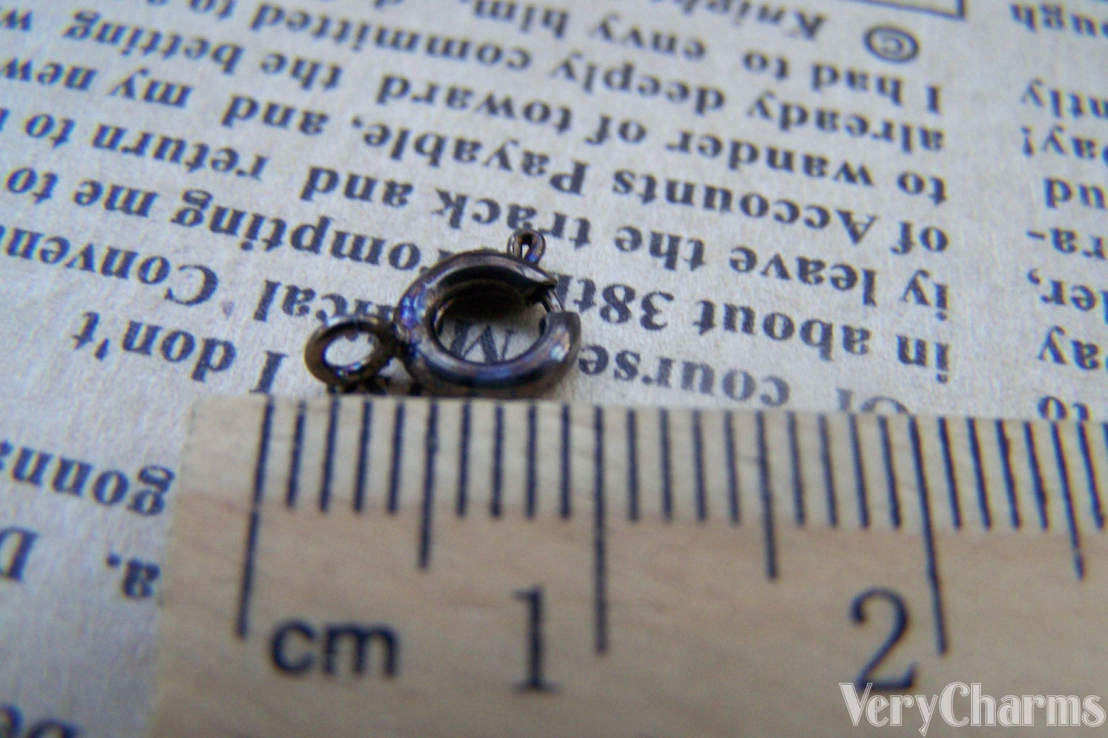 50 Pcs of Gunmetal Black Brass Spring Ring Clasps 6mm A3498 - Etsy