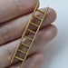 10 Pcs of Antique Gold Ladder Pendant Charms 10x51mm A8606 - Etsy