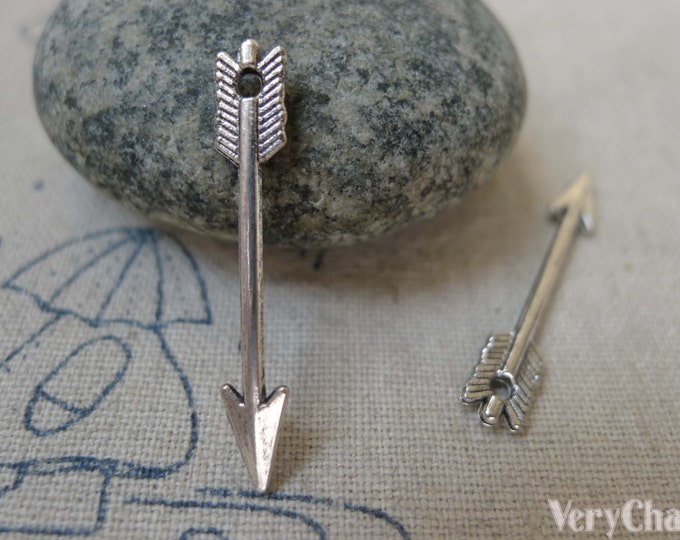 20 Pcs of Antique Silver Skeleton Key Heart Key Charms 9x21mm | Etsy