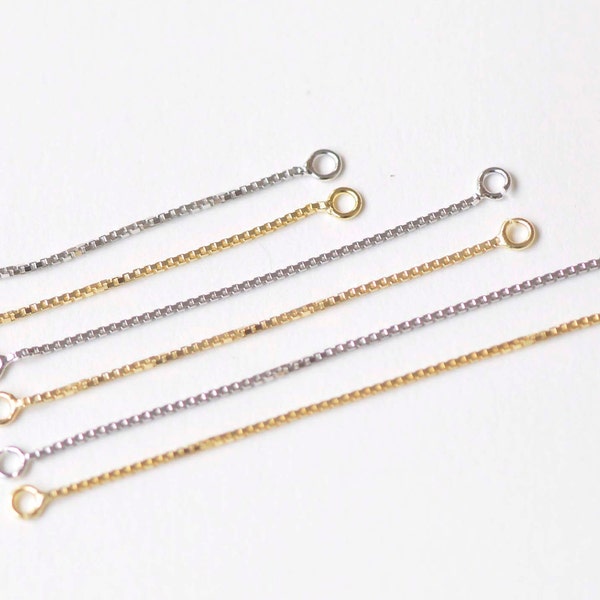 Box Chain Earrings - Etsy UK