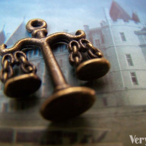 10 Pcs of Antique Bronze Balance Scale Charms 17x22mm A2816 - Etsy