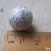 10 Pcs Silver Plated Sand Star Dust Beads Texured Beads 16mm A3867 - Etsy