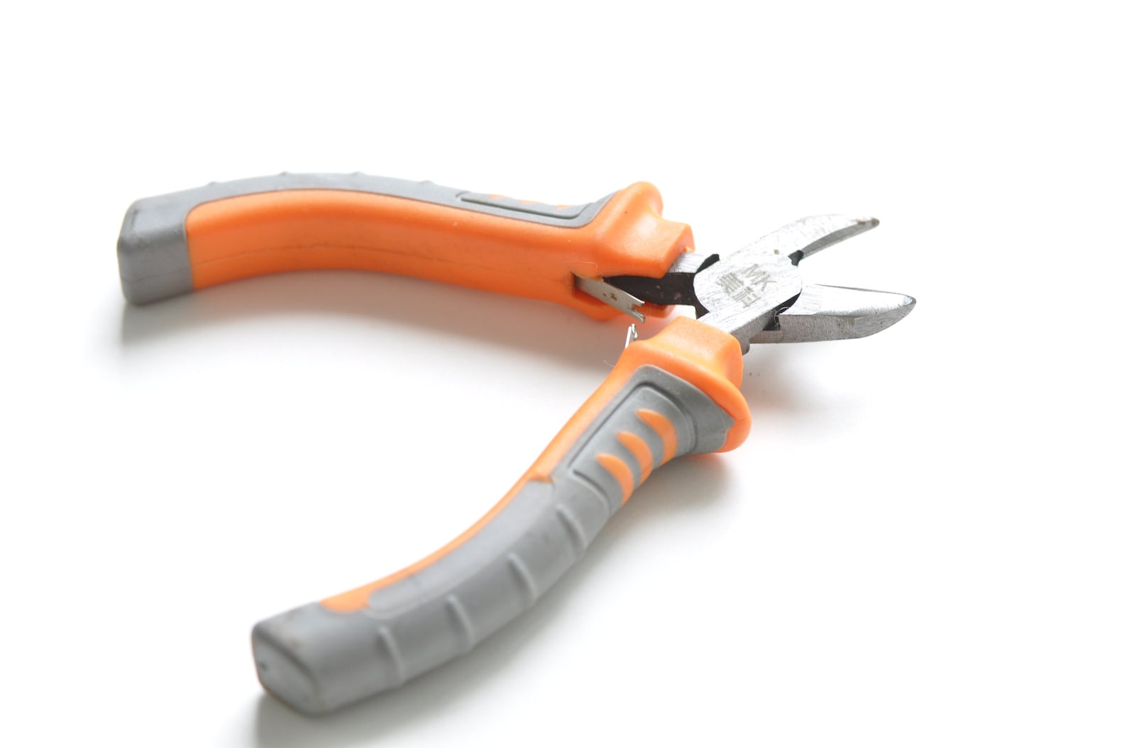 Round Flat Nose Wire-cutter Jewelry Pliers Orange Handle Tool for Wire ...