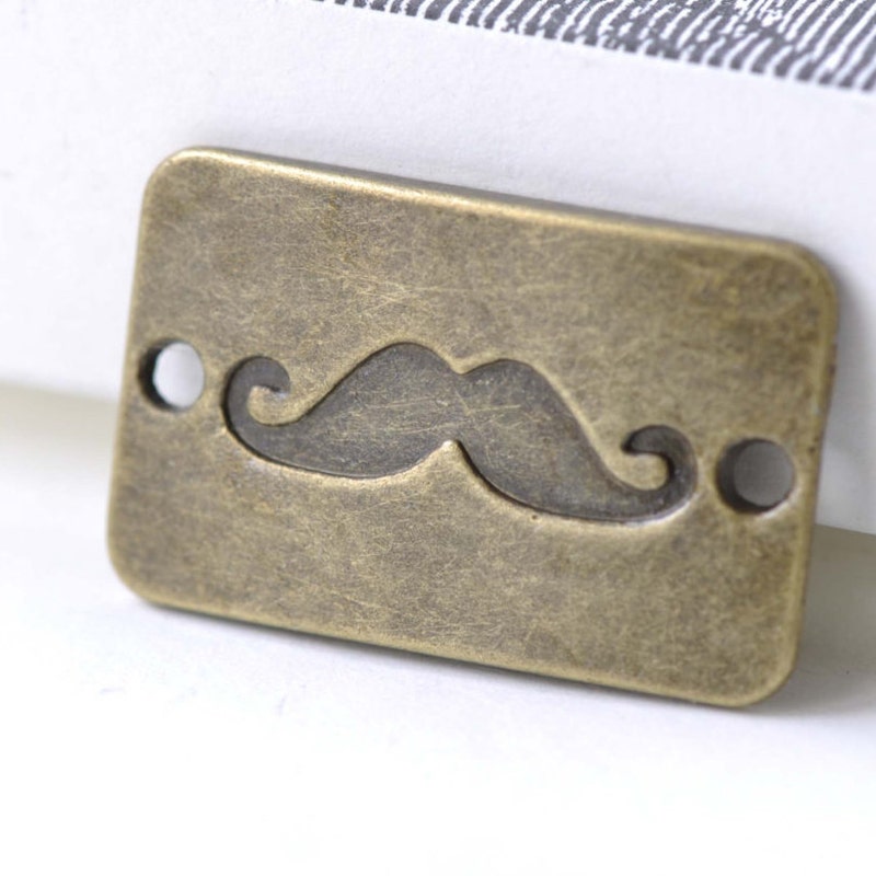 Mustache Bracelet - Etsy
