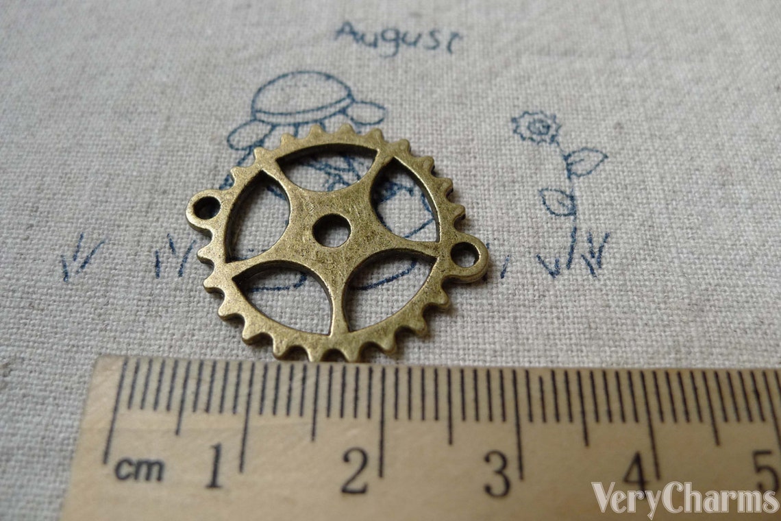 Gear Wheel Connectors Antique Bronze Mechanical Watch Parts - Etsy