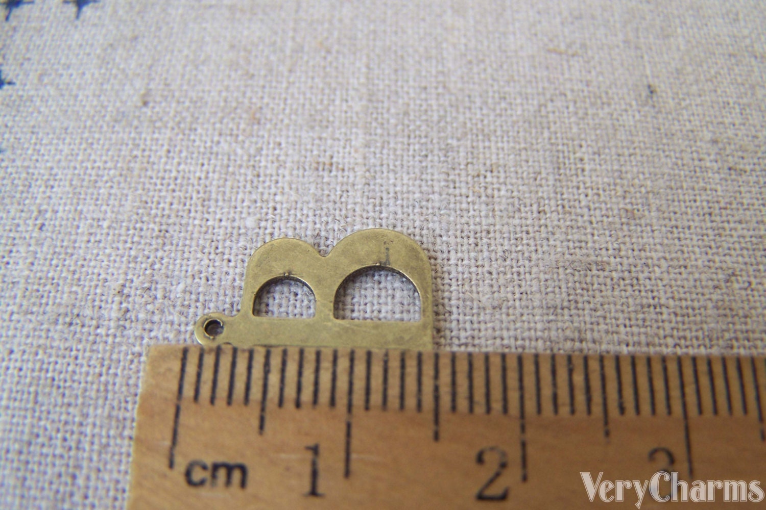 10 Pcs of Antique Bronze Brass Alphabet Letter B Charms 9x15mm - Etsy