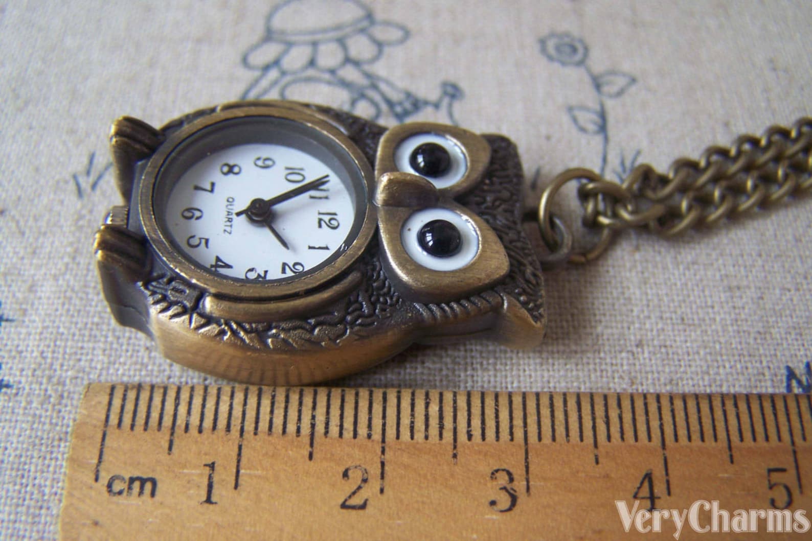 1 PC Antique Bronze Owl Design Pocket Watch 24x37mm A4608 - Etsy