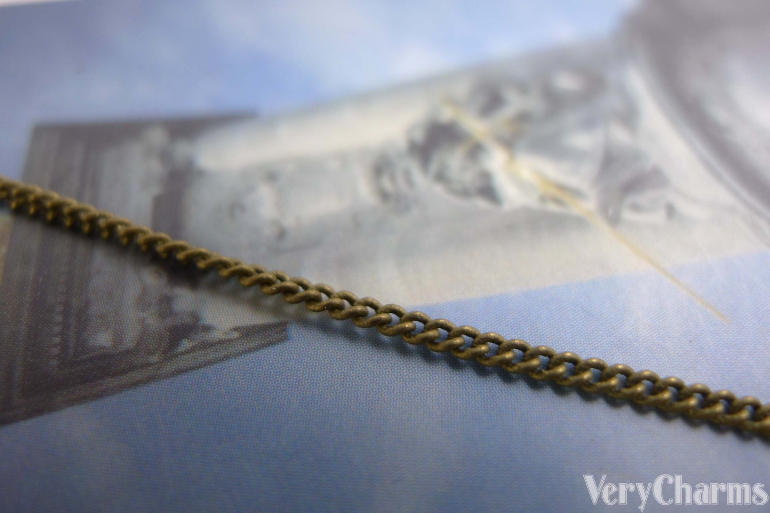 16ft 5m of Antique Bronze Steel Curb Chain Unsoldered Link - Etsy