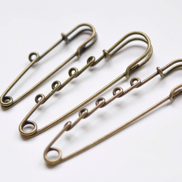 One Loop Safety Pin - Etsy