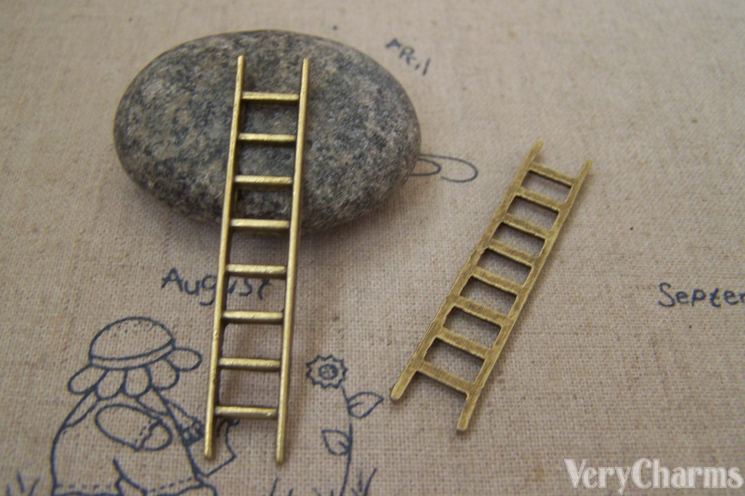 10 Pcs of Antique Bronze Ladder Pendant Charms 10x51mm A5188 - Etsy