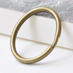 10 Pcs of Antique Bronze Oval Key Rings 28x36mm A8492 - Etsy