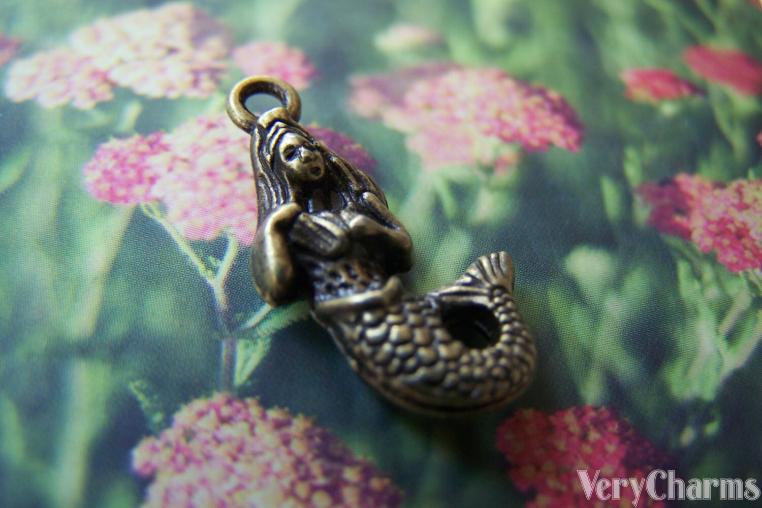 Bronze Mermaid Charms Ocean Pendants 8.5x22.5mm Set of 10 Pcs - Etsy