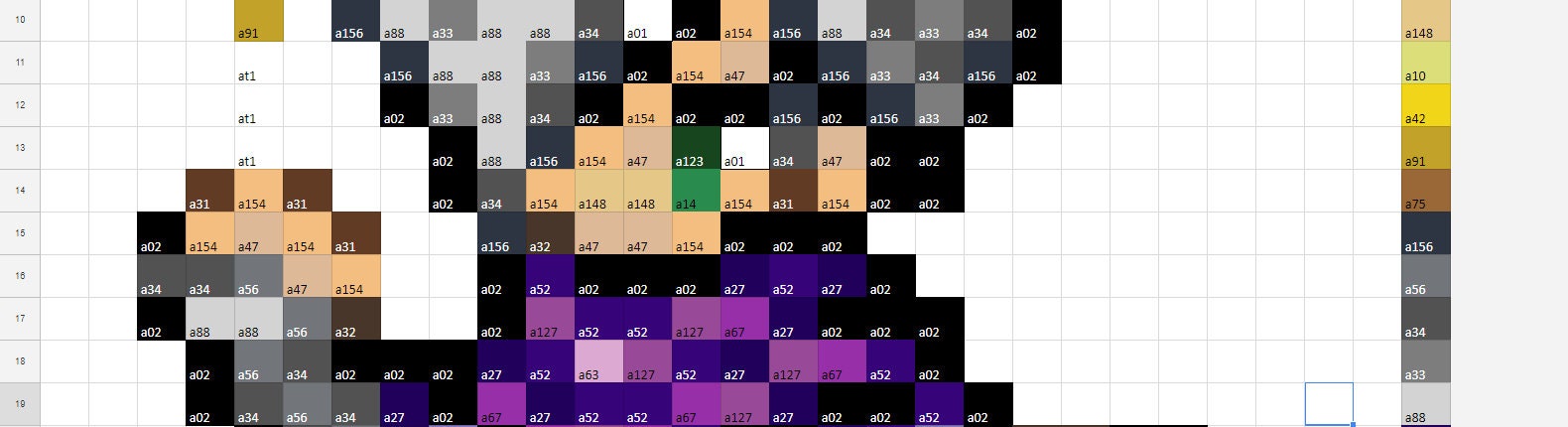 Octopath Traveler Bead Sprite Template - Etsy