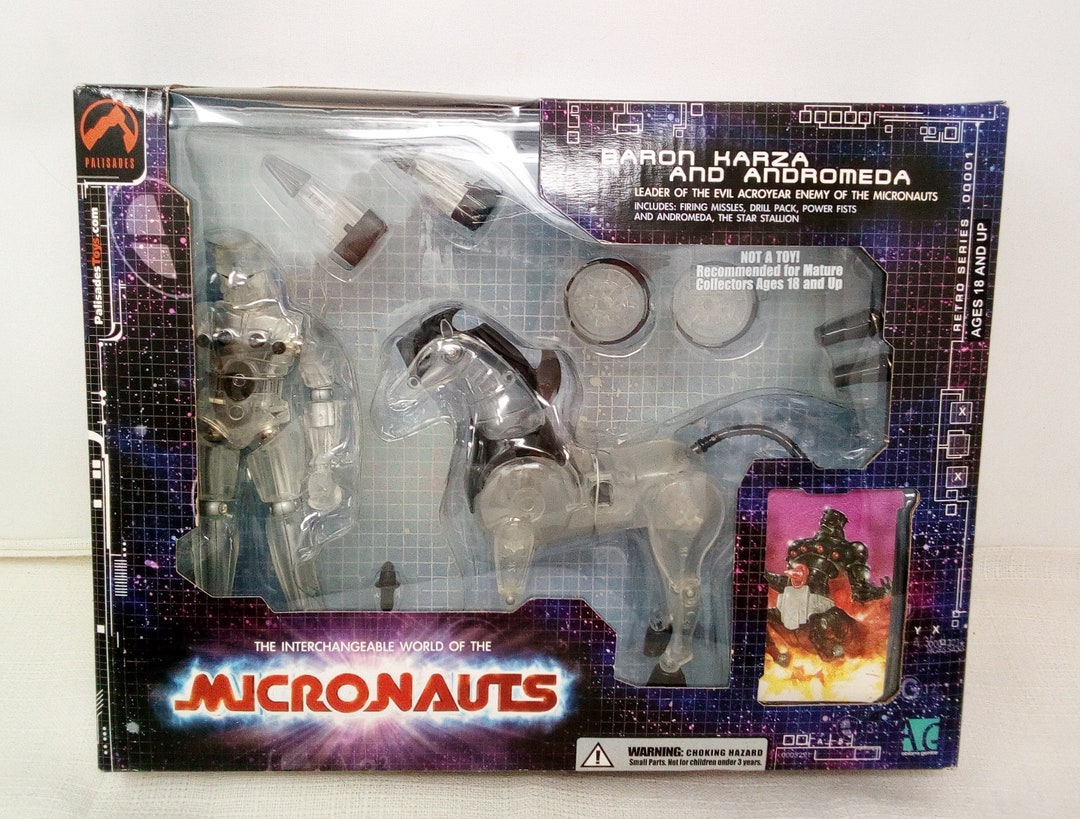 Micronauts Retro Series Baron Karza and Andromeda Palisades Toys 2002 ...