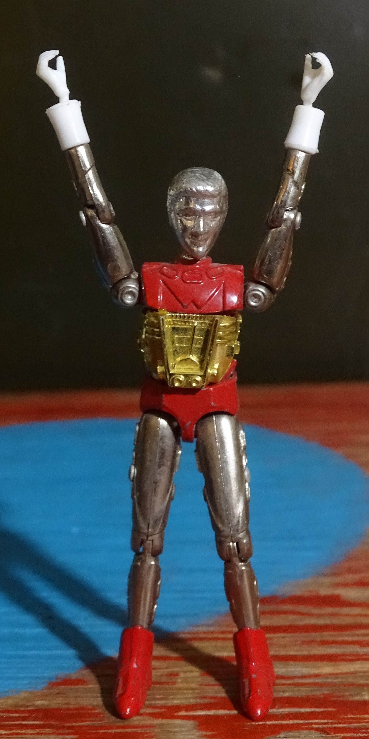 Mego Micronauts Galactic Warrior Red Die Cast Metal Microman - Etsy