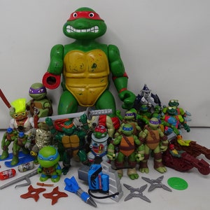 Vintage Turtles Lot TMNT 80s 90s Old Toy Collection - Etsy