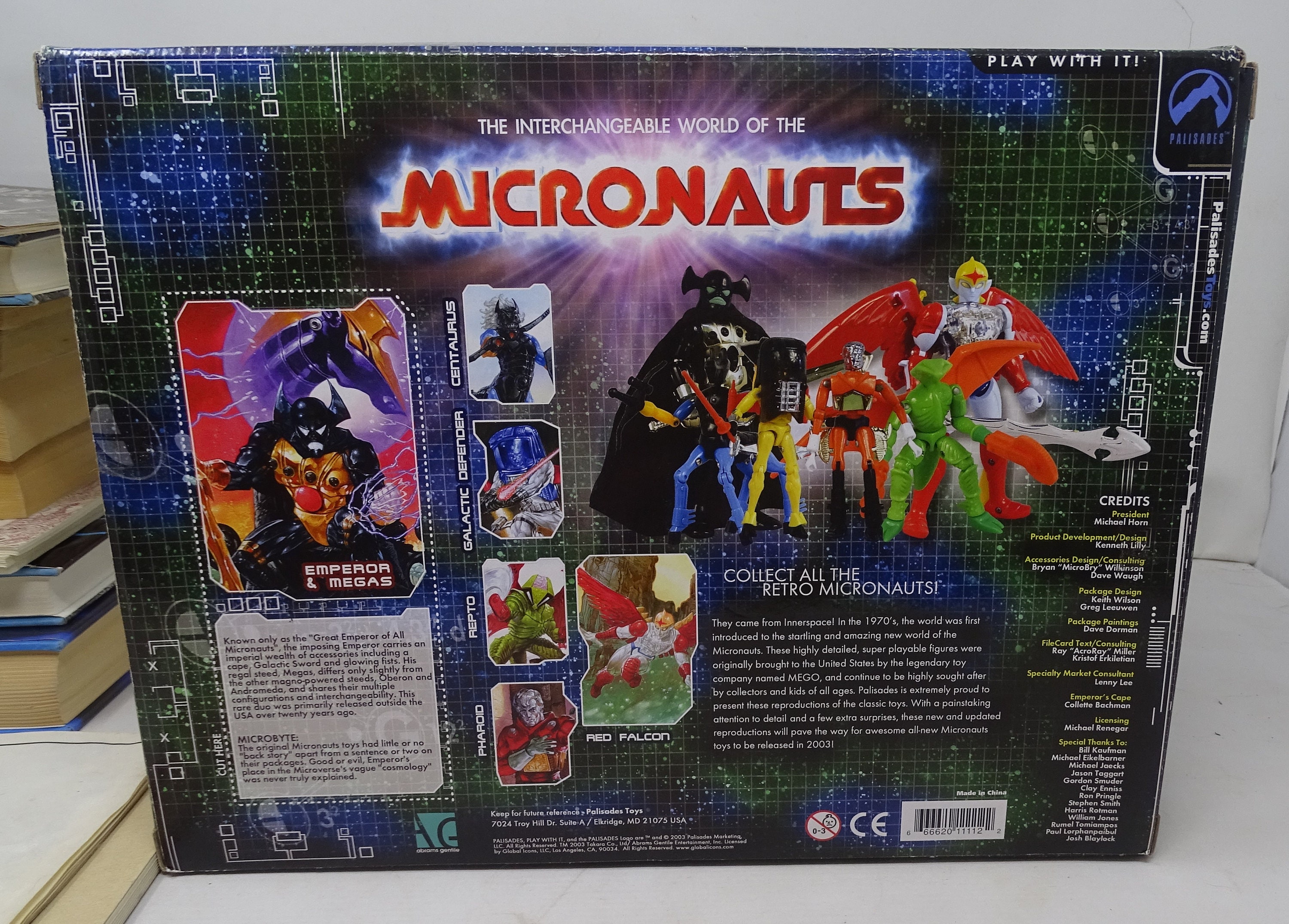 Micronauts Palisades Exclusive Emperor and Megas Takara Microman Rare ...