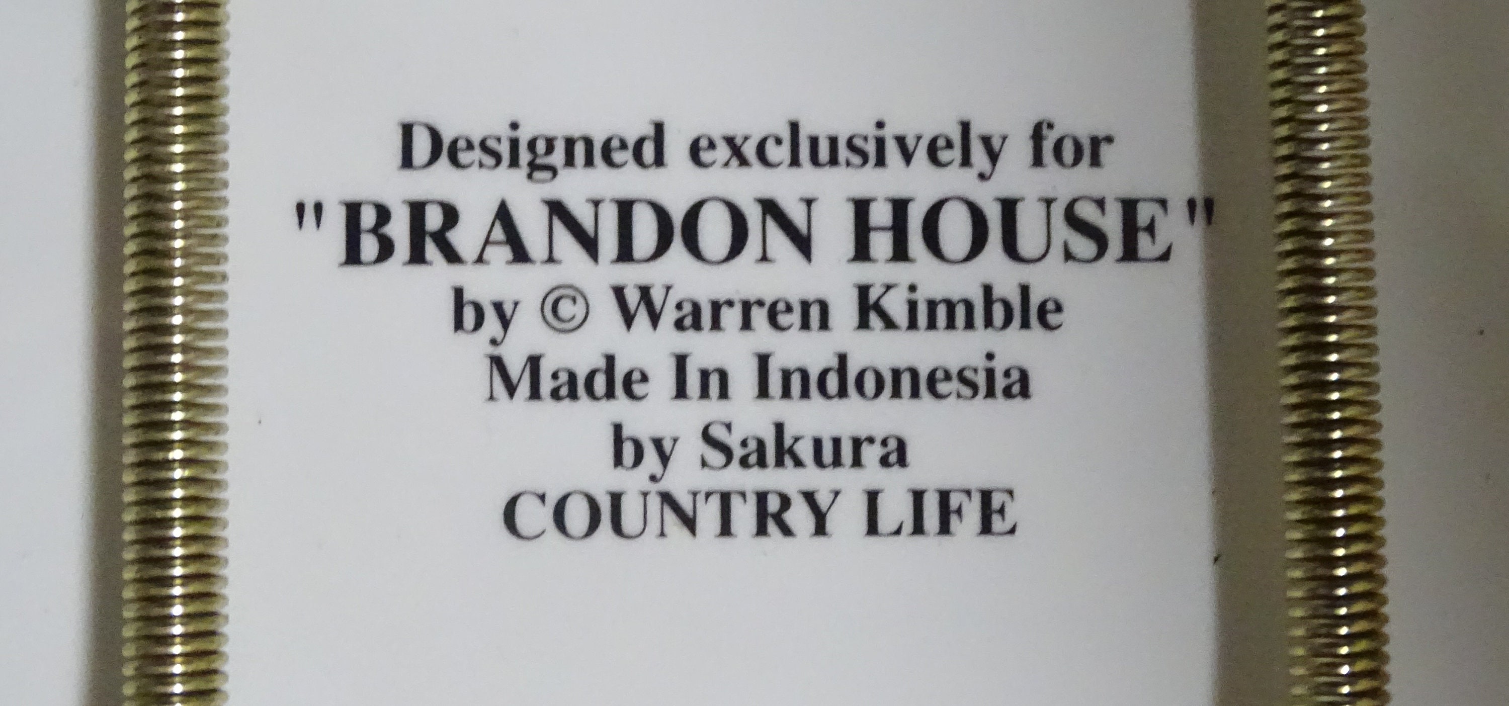 Vintage Brandon House Decorative Plates 1998 Sakura - Etsy
