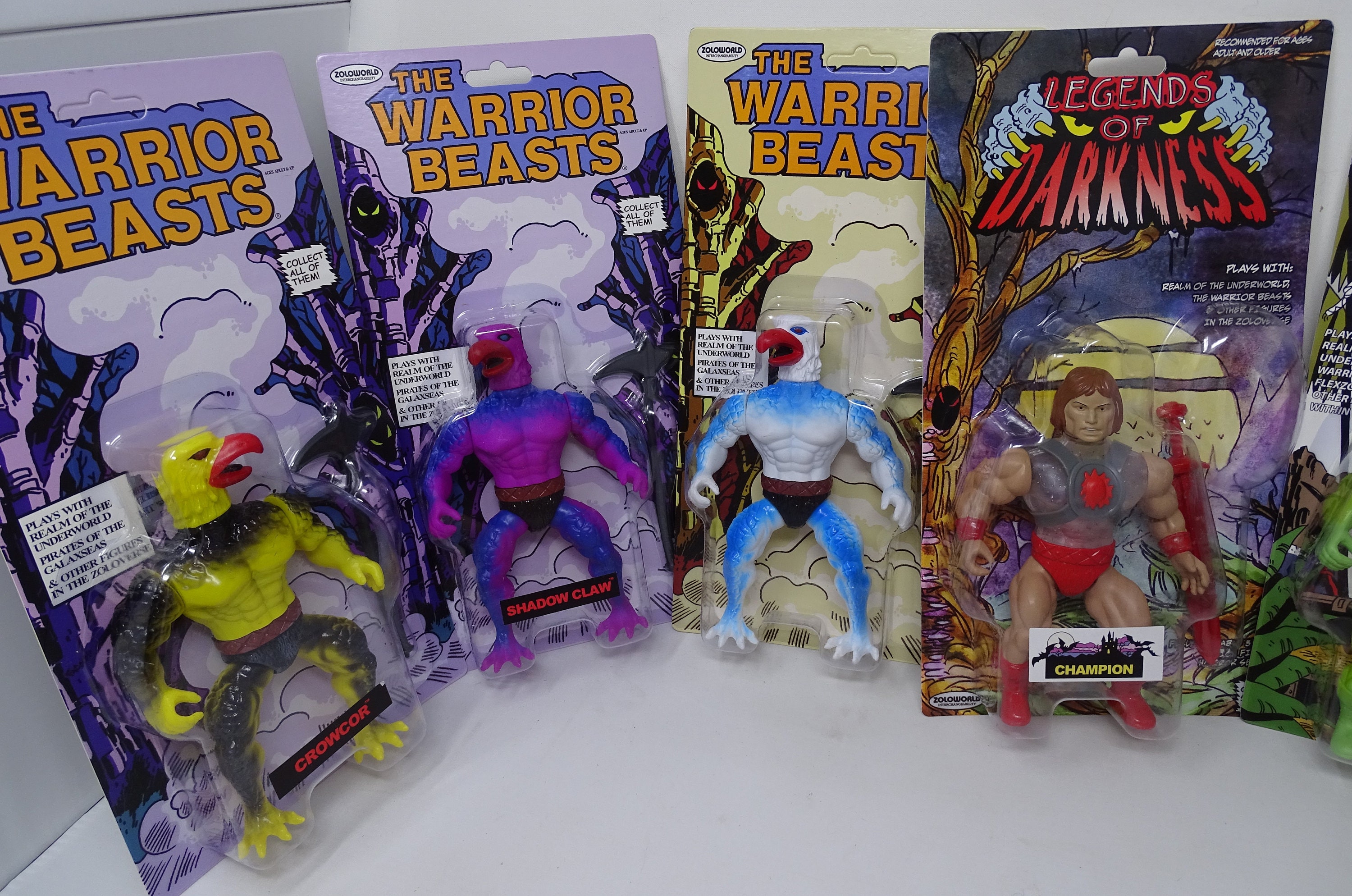 Warrior Beasts Birdman Lot Carded Action Figure Zoloworld MOTU KO - Etsy