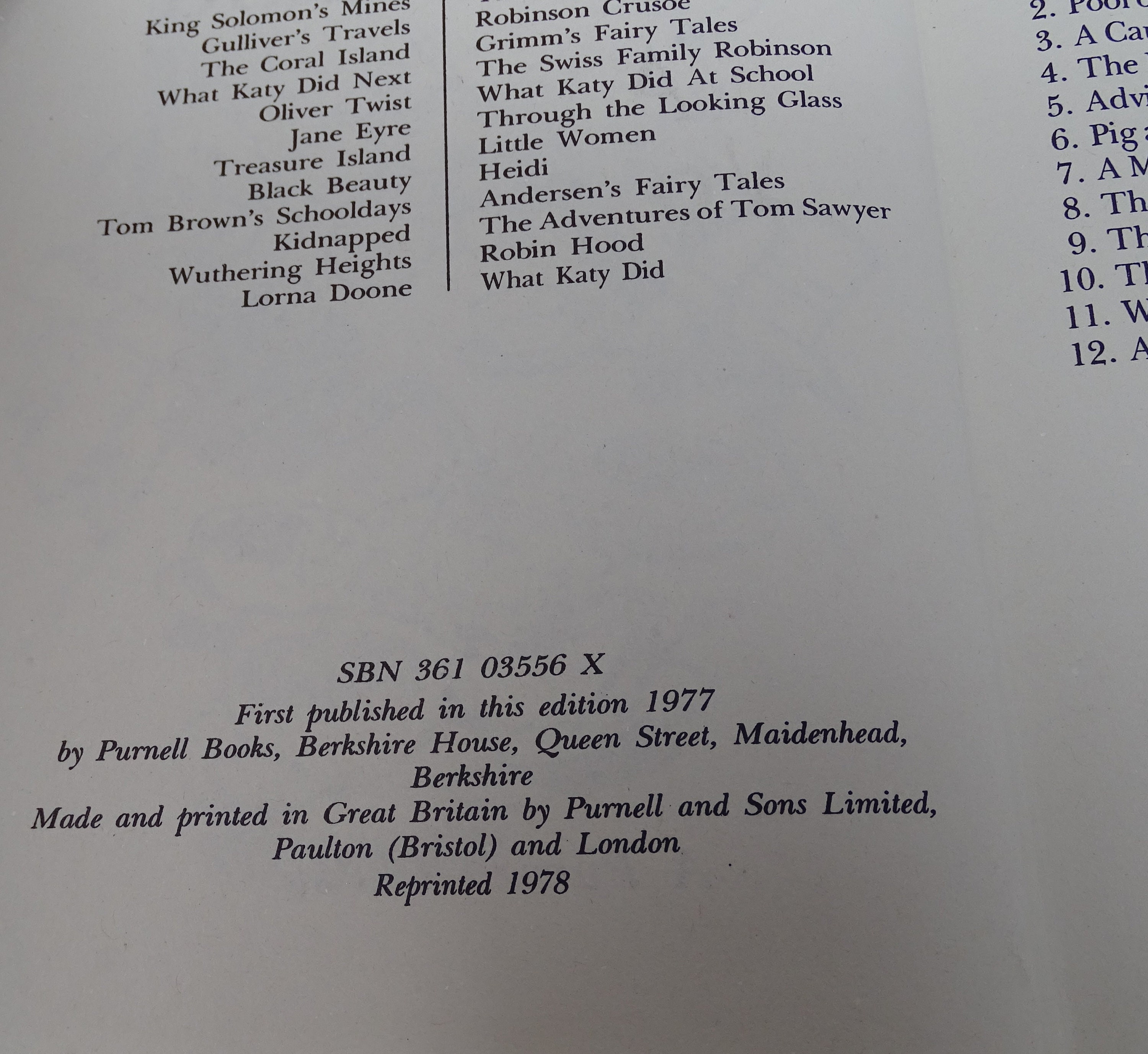 Vintage Alice in Wonderland 1978 Purnell and Sons - Etsy