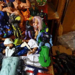 Vintage 80s Action Figure Toy and Parts Lot Rambo Troll Fighter ...