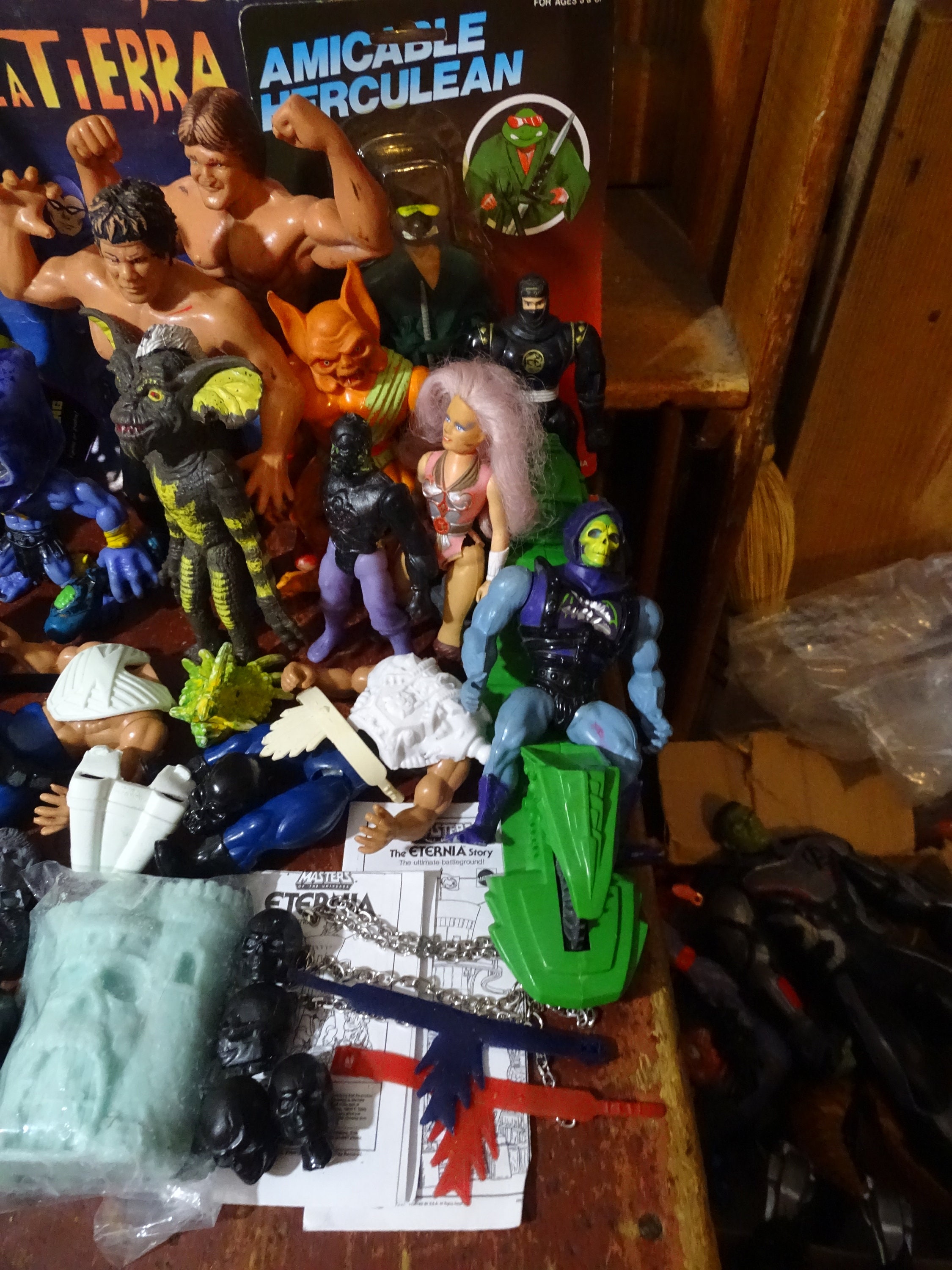 Vintage 80s Action Figure Toy and Parts Lot Rambo Troll Fighter ...