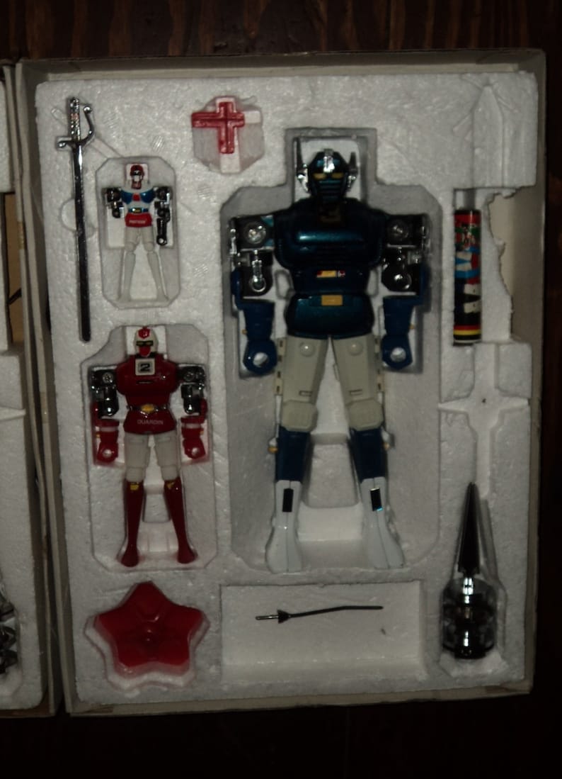 Godaikin Gardian & Protector Sets Vintage Die Cast Robot Lot Shogun ...