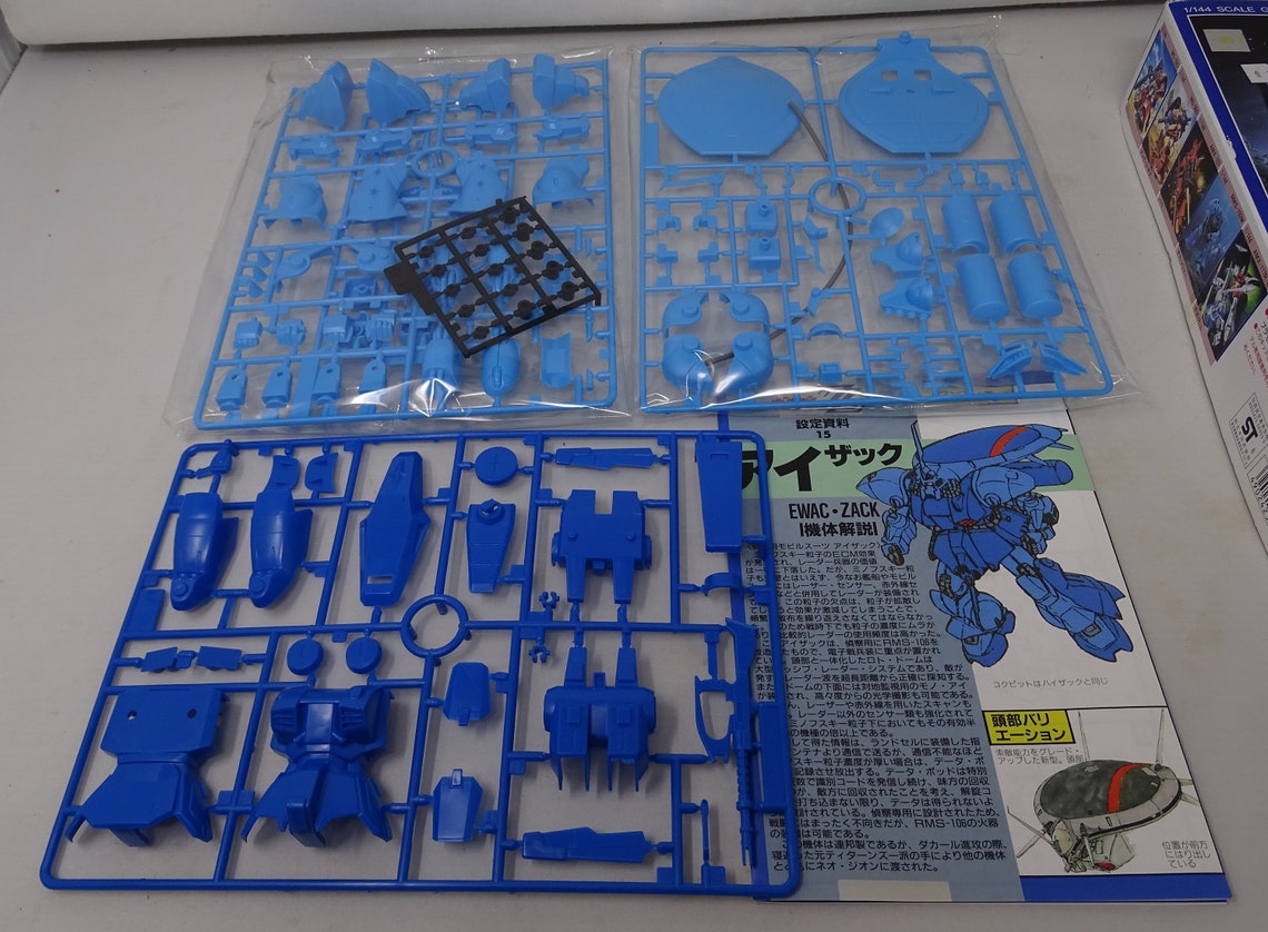 RMS-119 EWAC Zack eye-zack ZZ Gundam Bandai 1/144 - Etsy