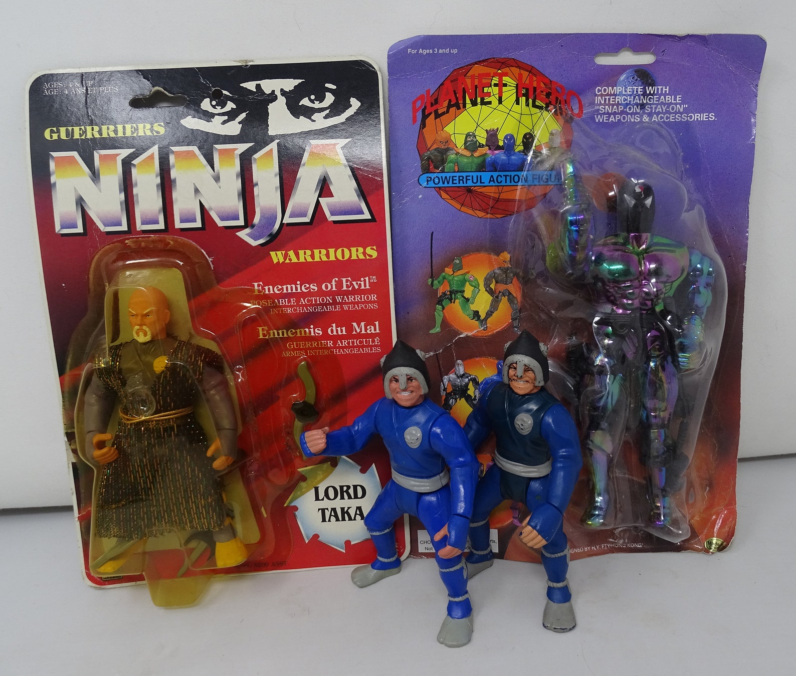 Vintage Ninja Warriors Enemies of Evil and Planet Hero Ninja Assassin ...