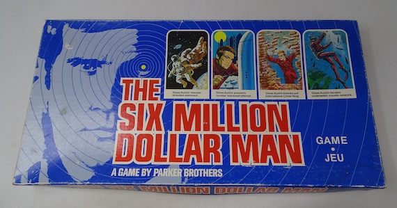 Six Million Dollar Man the Bionic Man Board Game Parker | Etsy