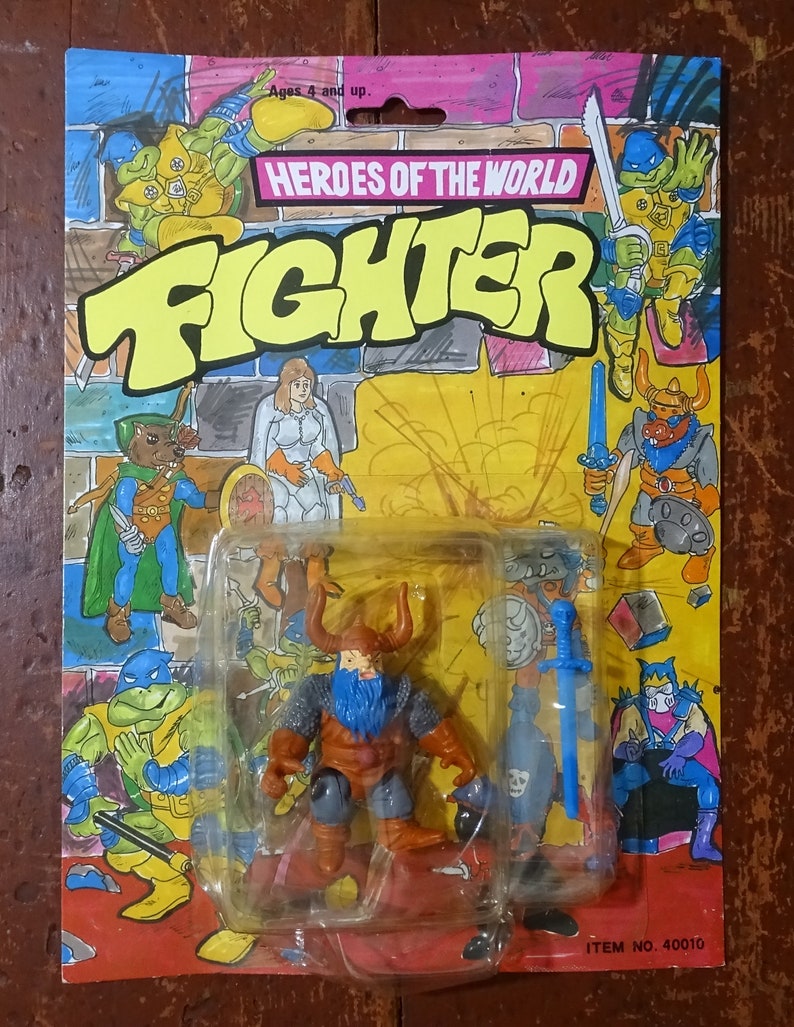 Heroes of the World Fighter TMNT AD&D KO Krang Ninja Turtles Advanced ...