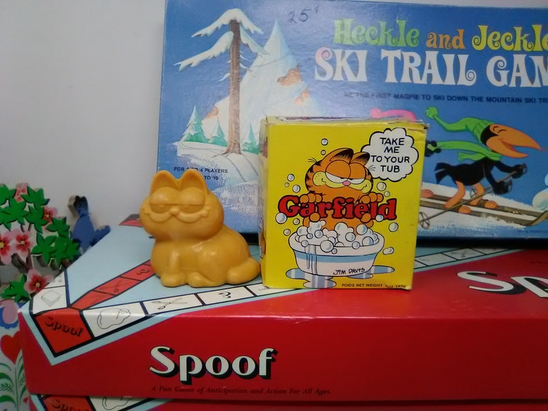 Vintage Toy and Game Lot Garfield Heckle and Jeckle Board Game - Etsy