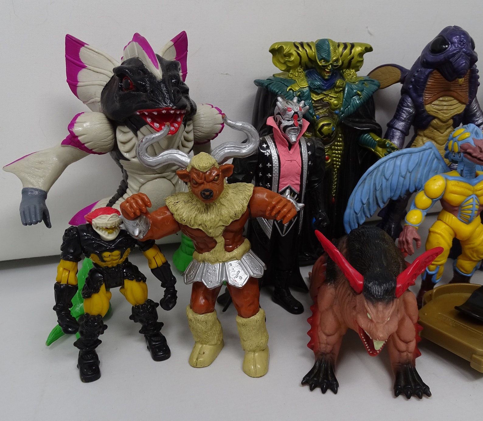 Vintage Power Rangers Monster Action Figure Lot Galaxy Fighter Warrior ...