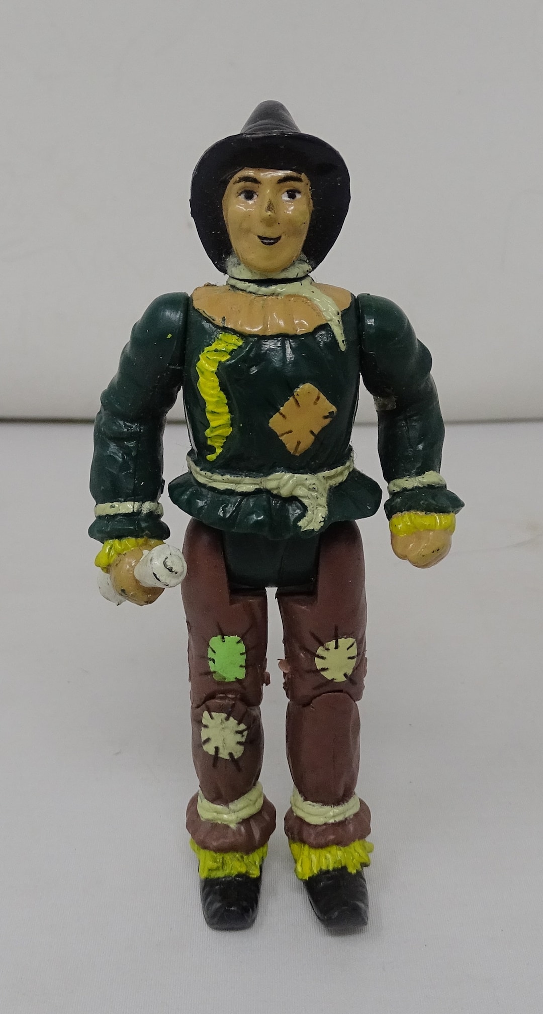 Vintage 80s Wizard Oz Scarecrow Poseable Figure 50th Anniversary Multi ...