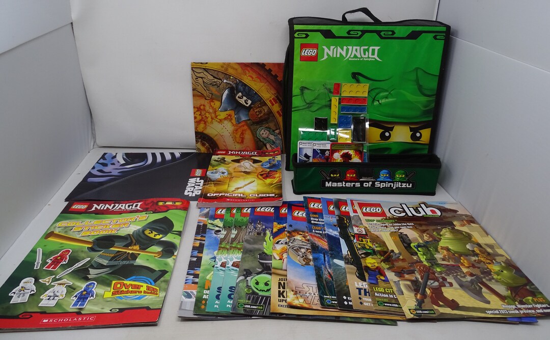 Ninjago Carry Case Lego Club Magazine Lot - Etsy