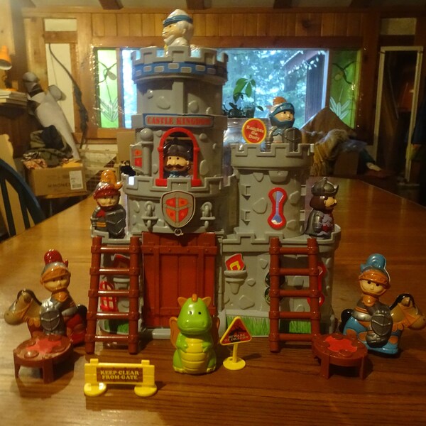 Vintage Fisher Price Toy Castle - Etsy