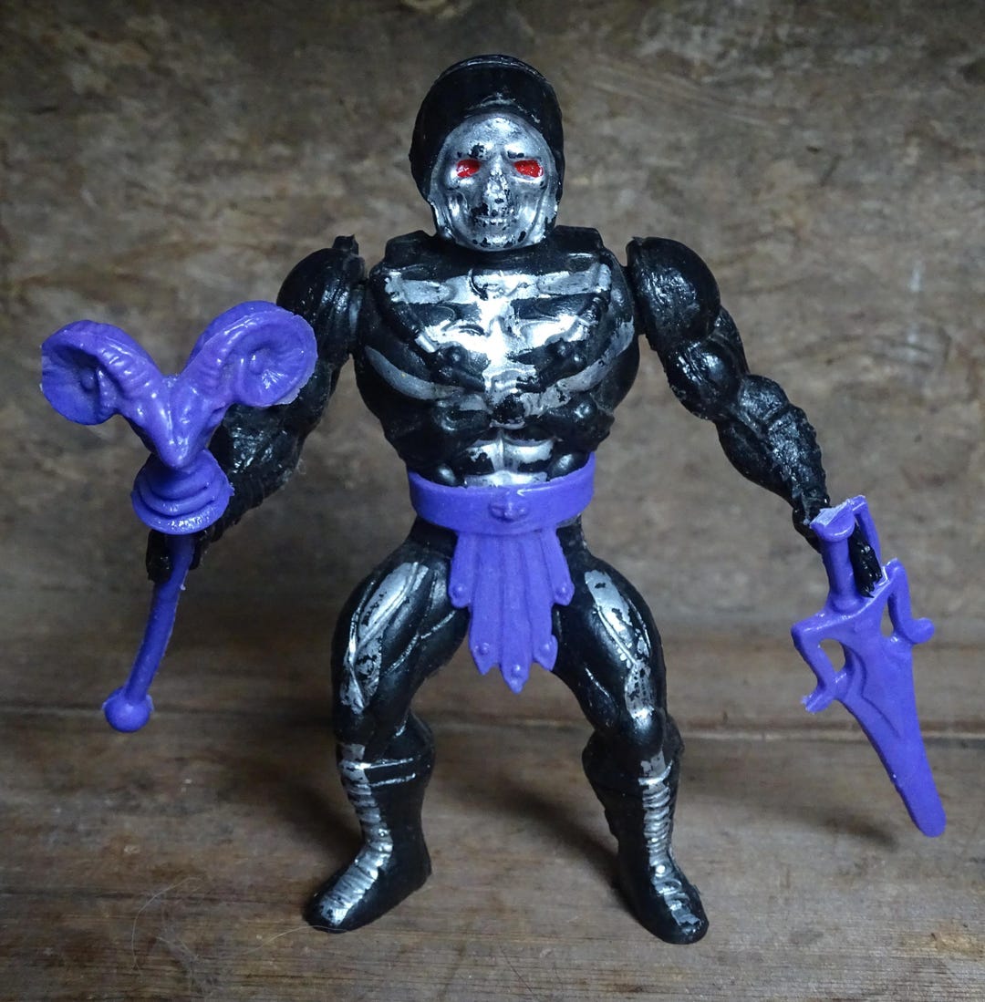 Skeletor Vintage Rare MOTU KO Bootleg Custom Action Figure - Etsy
