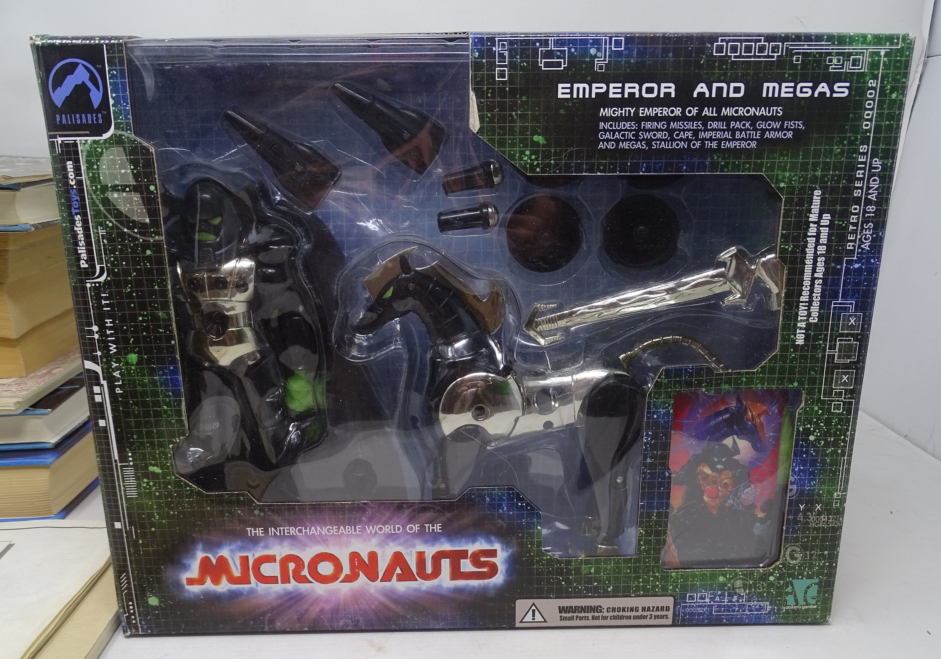 Micronauts Palisades Exclusive Emperor and Megas Takara Microman Rare ...
