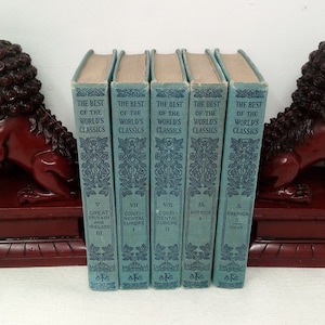 Fancy Book Collection the Best of the Worlds Classics Lot Edgar Allen ...