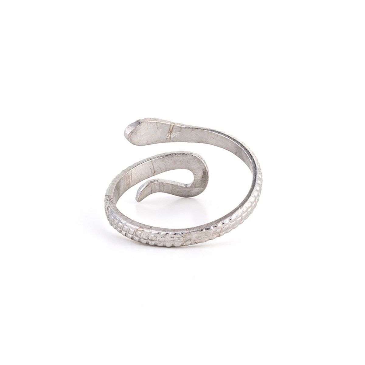 Gold Plated Simple Snake Ring, Animal Ring, Serpent Wrap Ring, Vintage ...