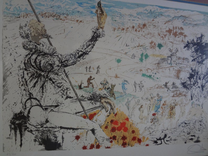 Vintage serigraph limited edition surrealism signed and | Etsy